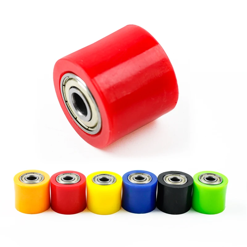 Drive-Chain-8mm-Pulley-Roller-Slider-Tensioner-Wheel-Guide-For-Pit-Dirt ...