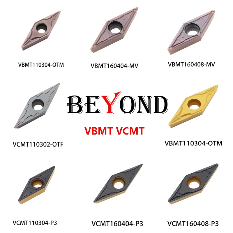 BEYOND VCMT VBMT Turning Tools VCMT1103 VCMT1604 VBMT110304 VBMT160404 ...