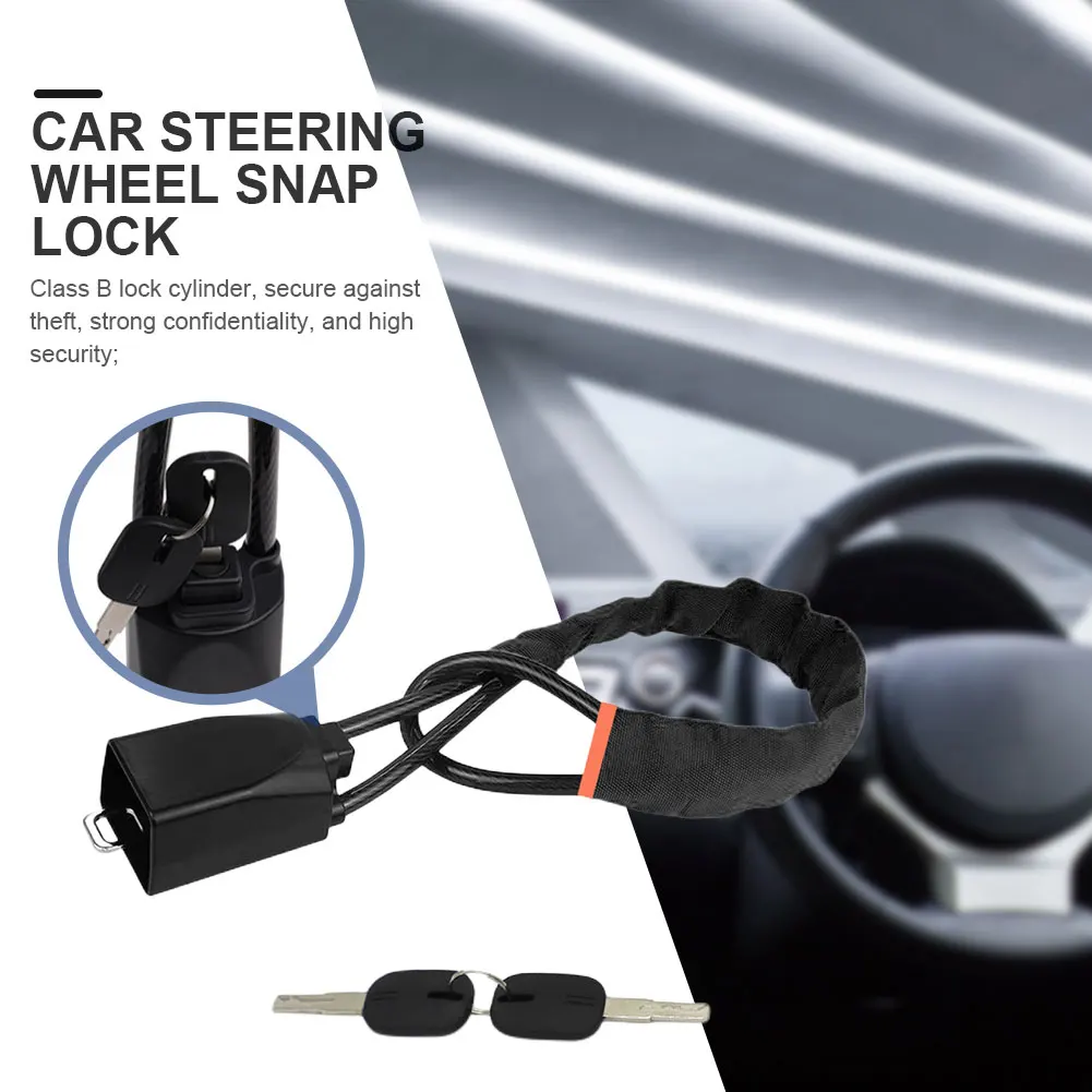 Universal-Anti-Theft-Security-Lock-with-2-Keys-Steering-Wheel-Latch ...