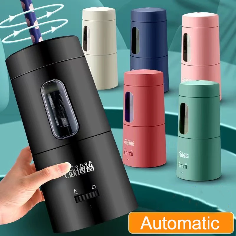 Fully-Automatic-Electric-Pencil-Sharpener-USB-Charging-Fast-Sharpen ...