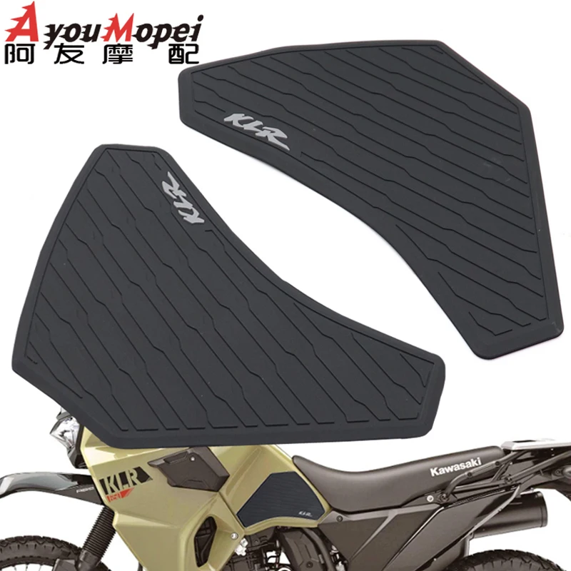Motorcycle Side Fuel Tank Pad Protector Stickers for KAWASAKI KLR 650 ...