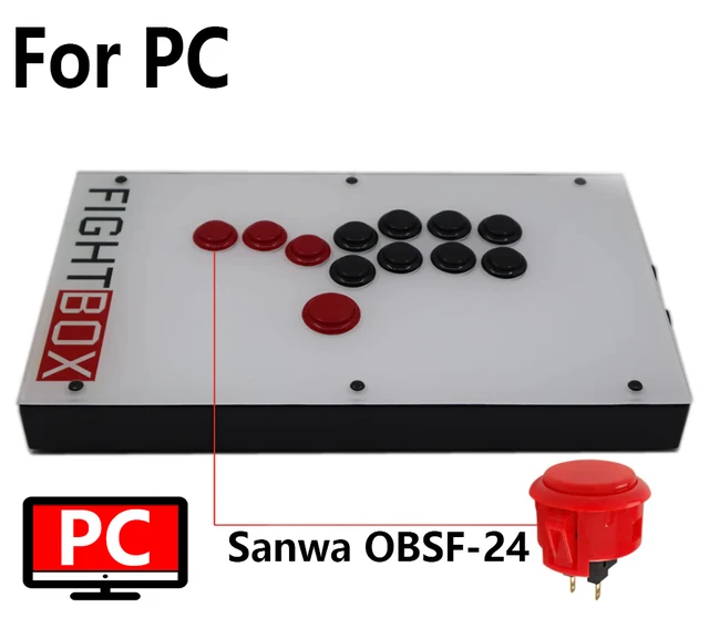 FightBox F1 All Buttons Hitbox Style Arcade Joystick Fightbox Stick ...