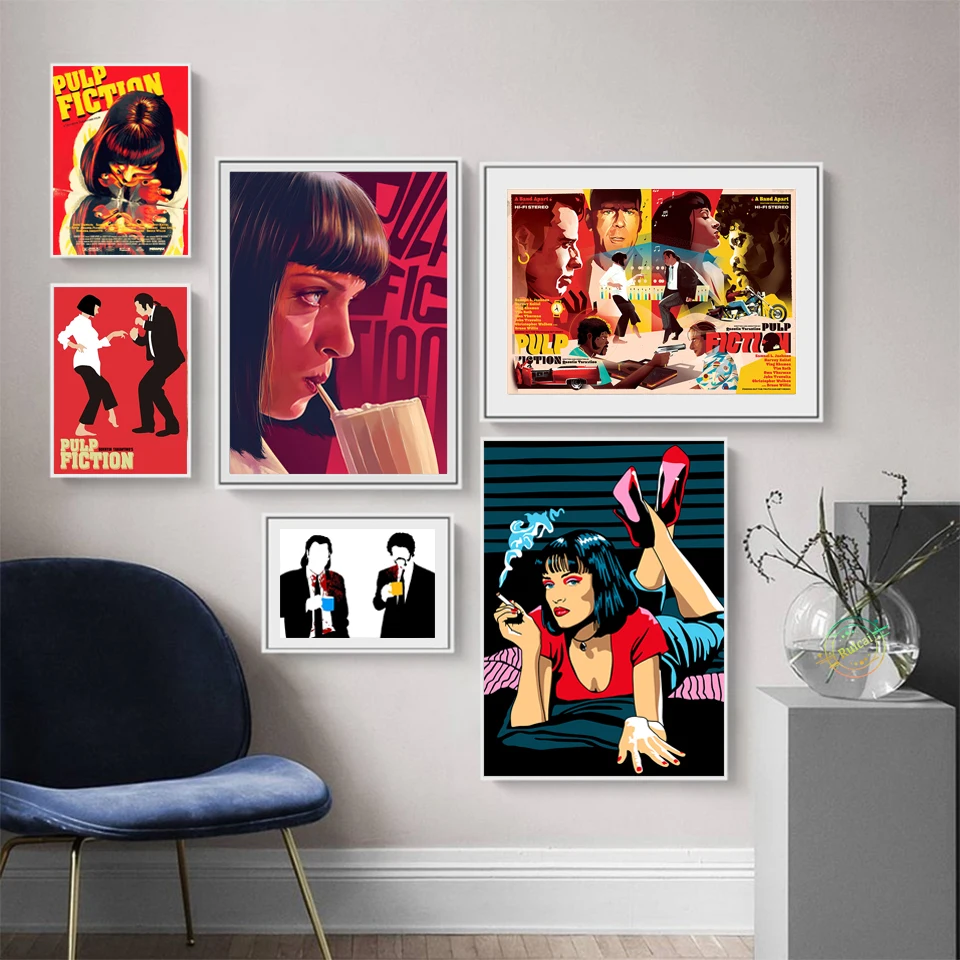 Pulp Fiction Art Vintage