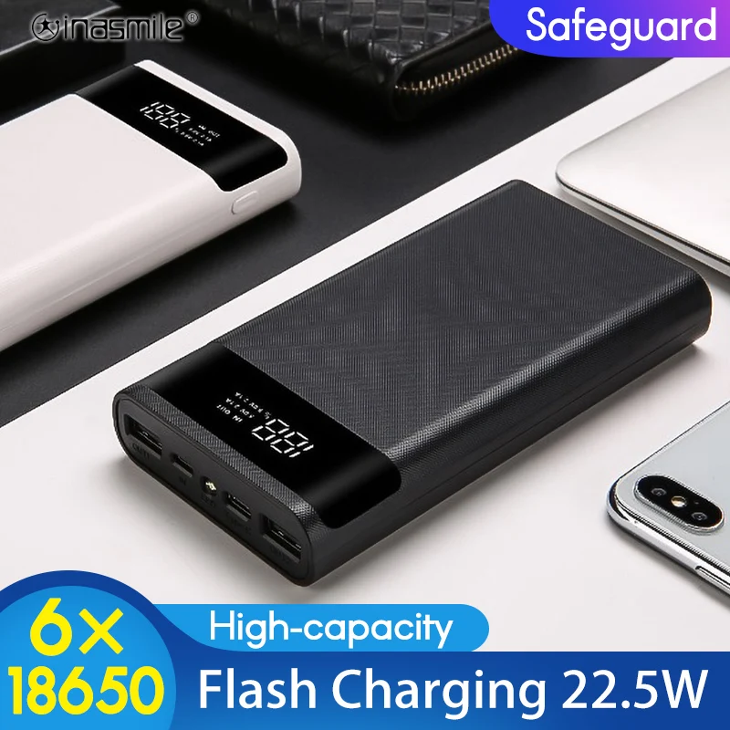 Dual-USB-Micro-USB-Type-C-Power-Bank-Shell-5V-DIY-Shell-18650-Holder ...