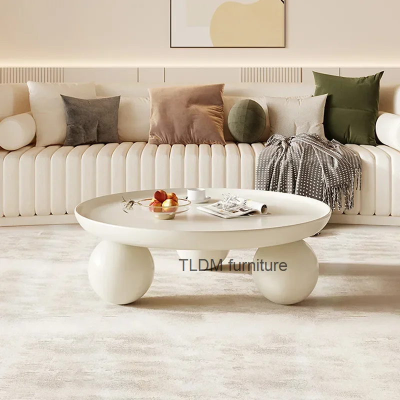 White Oval Coffee Tables Design Small Nordic Luxury Coffee Tables ...