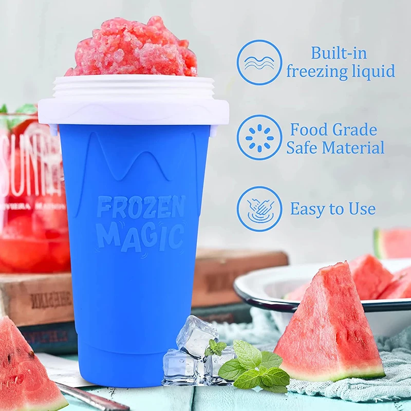 Ice Cream Slushy Bottle Quick Frozen Smoothies Cup Homemade Milkshake ...