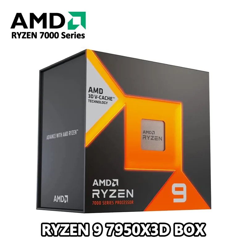 Processador AMD Ryzen 9 Radeon Graphics Desktop, 7950X3D, Série R9 ...