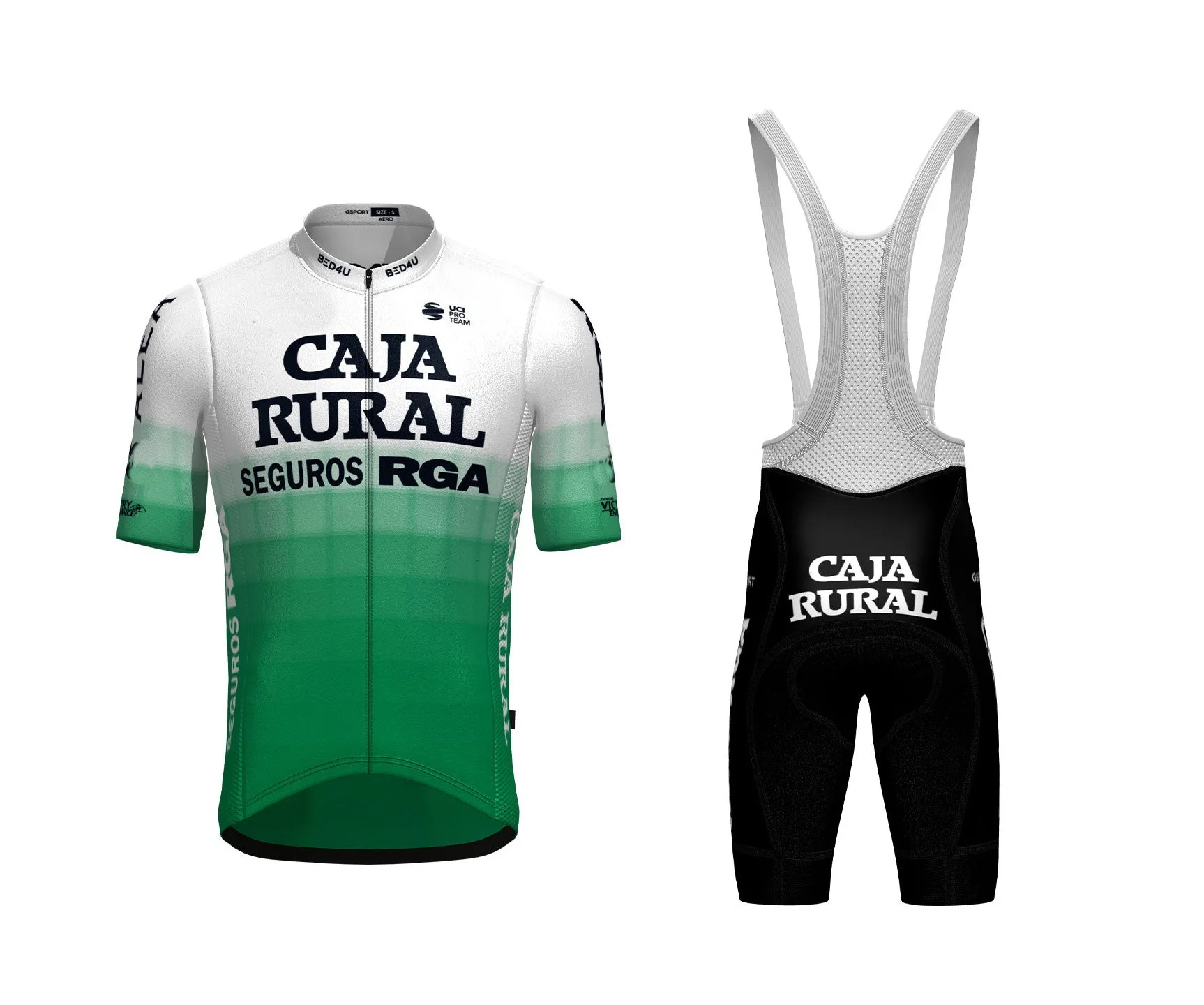 LASER-CUT-2023-Caja-Rural-TEAM-2-FARBEN-KURZARM-RADFAHREN-JERSEY-SOMMER ...