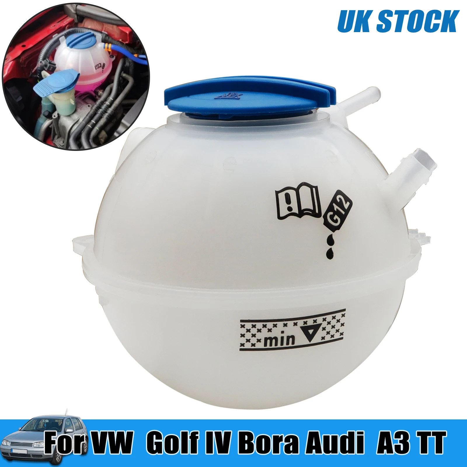 Engine-Coolant-Reservoir-Expansion-Tank-For-VW-Volkswagen-Golf-MK4-1J1 ...