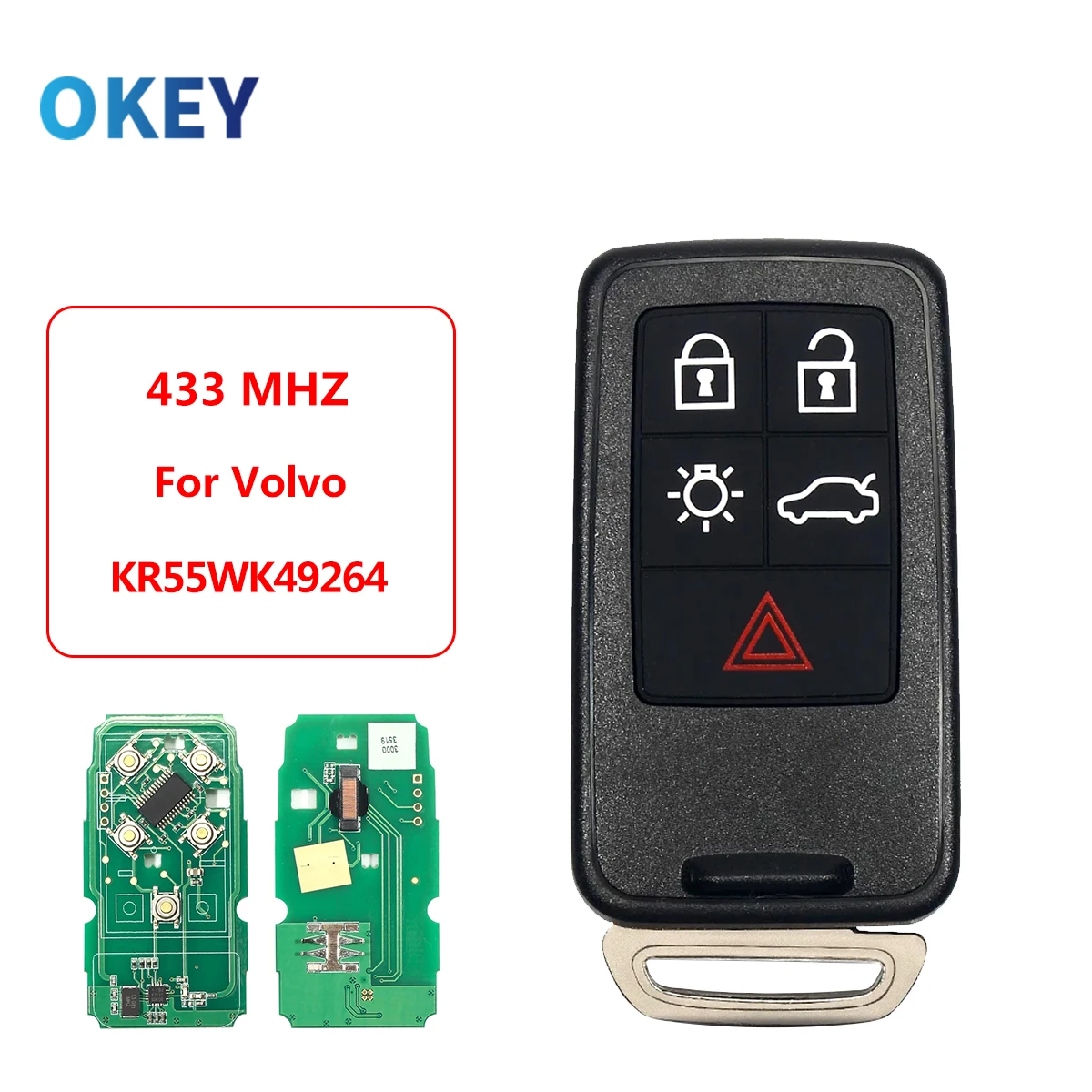 Okey-Remote-Car-Key-433MHZ-For-VOLVO-S60-S80-V40-V60-V70-XC60-XC70-2007 ...