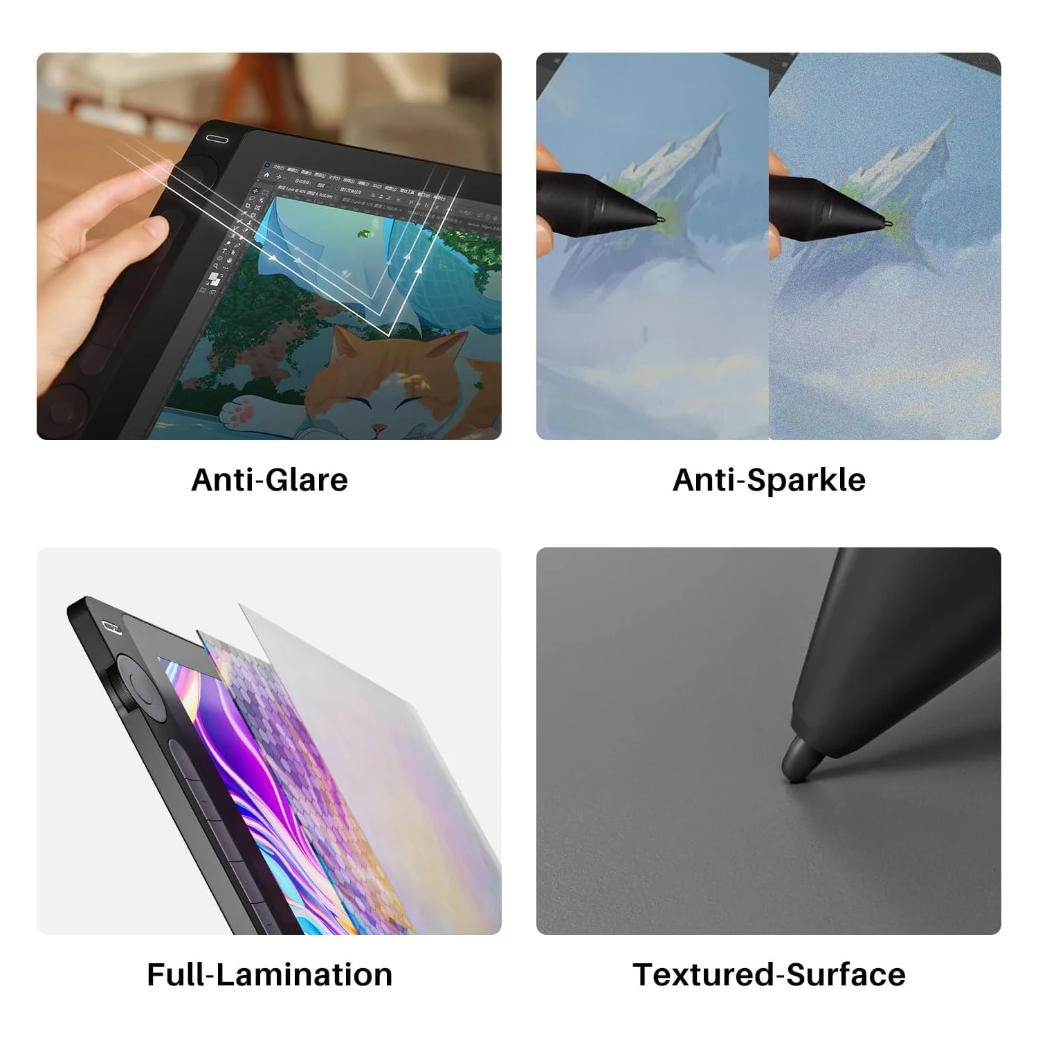 Huion Kamvas 16 Gen 3 Huion Kamvas Pro 13 Drawing Tablet - 13.3" Screen ...