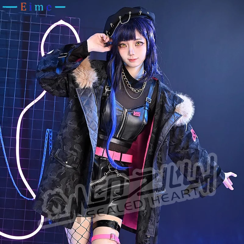 Game PJSK Shiraishi An Cosplay Costume Women Cute Party Suit Coat Shirt ...