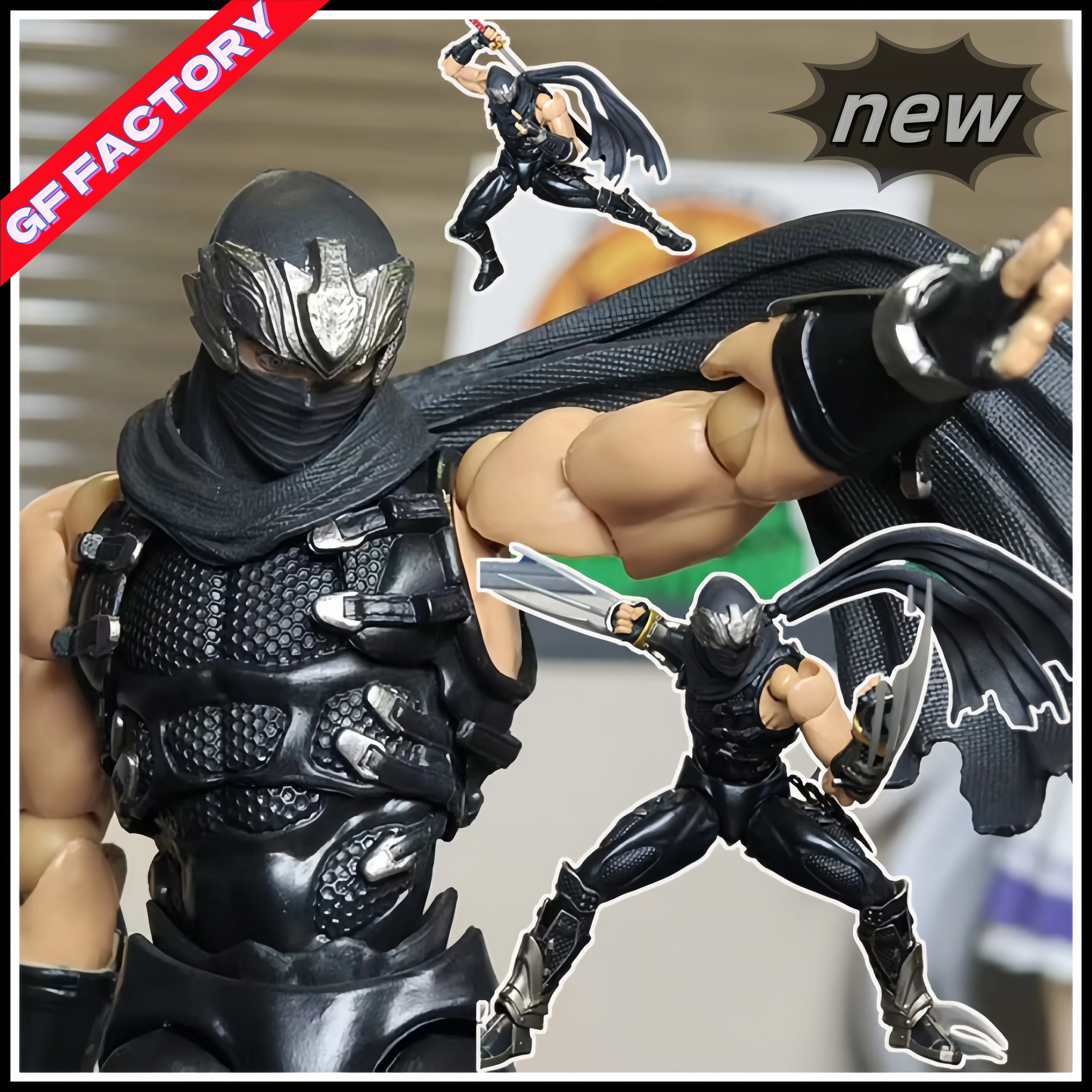 Hot New Product Amazing Yamaguchi Ninja Gaiden Ryu Action Doll Pvc ...