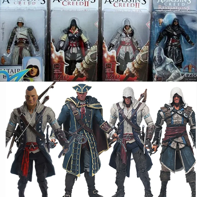 Series-4-Connor-Haytham-Edward-Kenway-Mohawk-Action-Figure-Model-Toys ...
