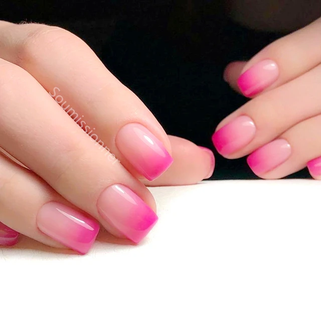 Natural Square Acrylic Nails