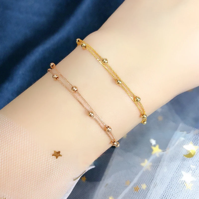 XF800-Real-18K-Gold-Bracelet-Pure-Au750-Bangle-Fine-Jewelry-Party-Gift ...