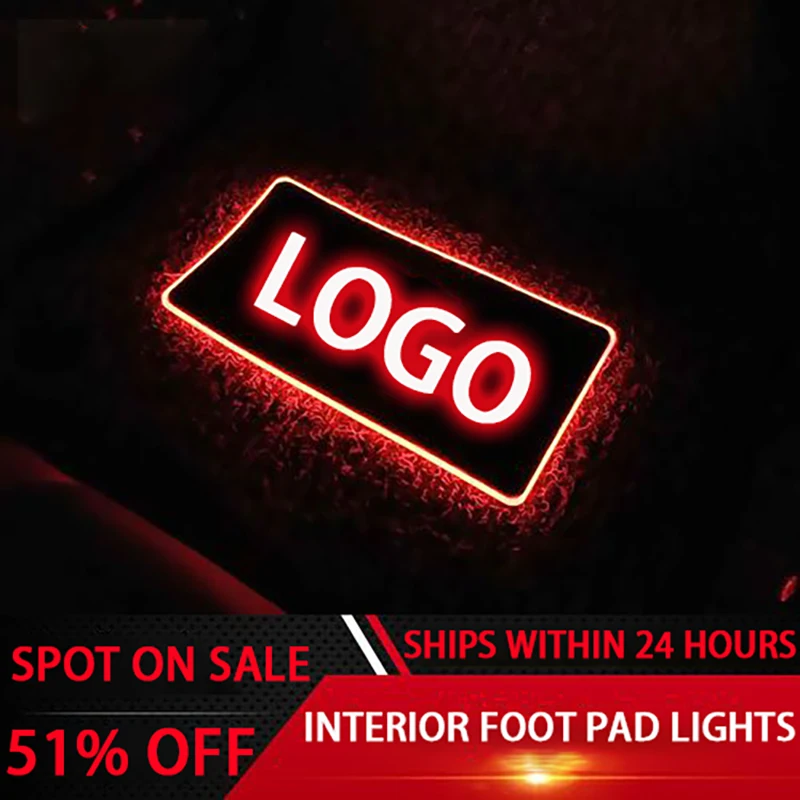 Interior-Foot-Mat-Led-Lights-Auto-Ambient-Lamp-Atmosphere-Light-With ...