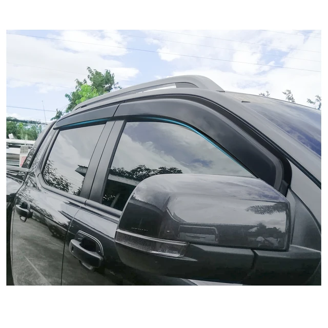 Ford Ranger Wind Deflectors ISPEED Dark Tinted Wind Deflectors For Ford ...
