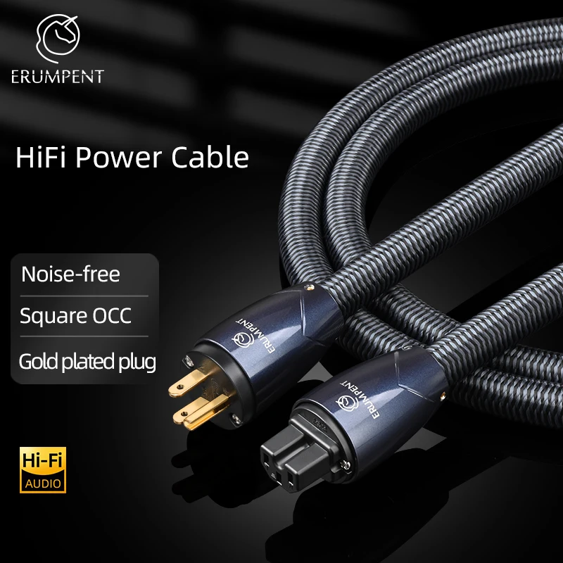 ERUMPENT-HIFI-Power-Cable-OCC-core-Noise-free-Hifi-High-end-power-Audio ...