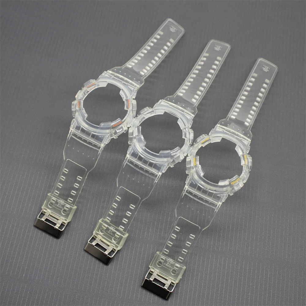 Transparent-Color-Integrated-set-Watchband-for-Casio-G-SHOCK-GA100 ...