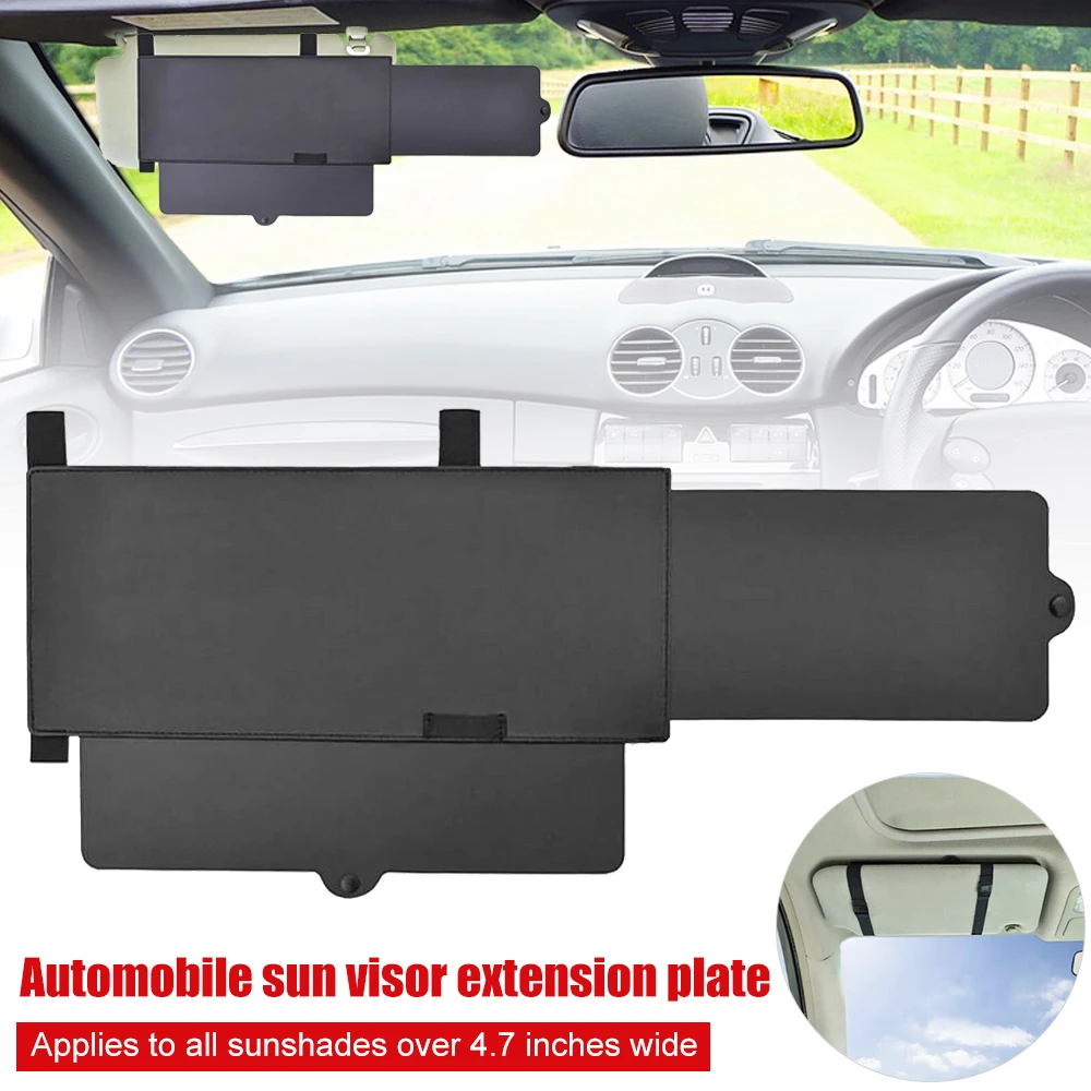 Universal-Car-Sun-Visor-Extender-Retractable-Multi-function-Anti-glare ...