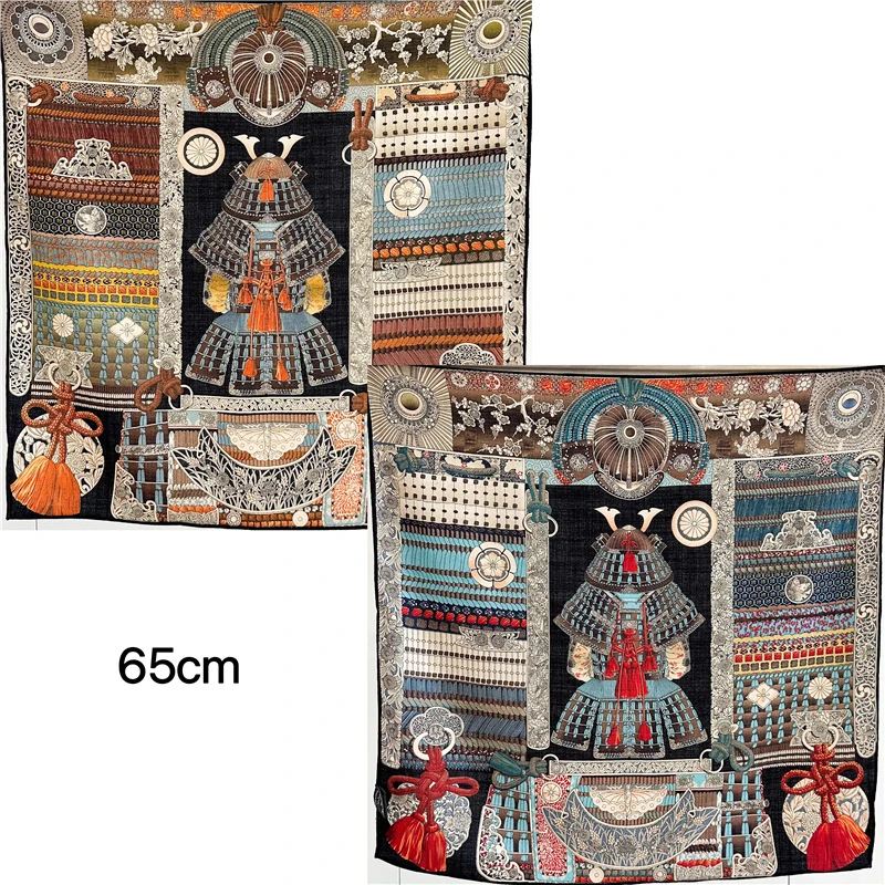 Japanese Vintage Scarf Silk Wool Square Bandanas Luxury Designers Herms ...