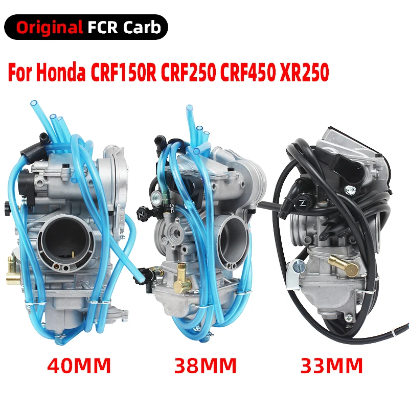 Motocicleta fcr33 fcr38 fcr40 carburador para honda cfr 450r para ...