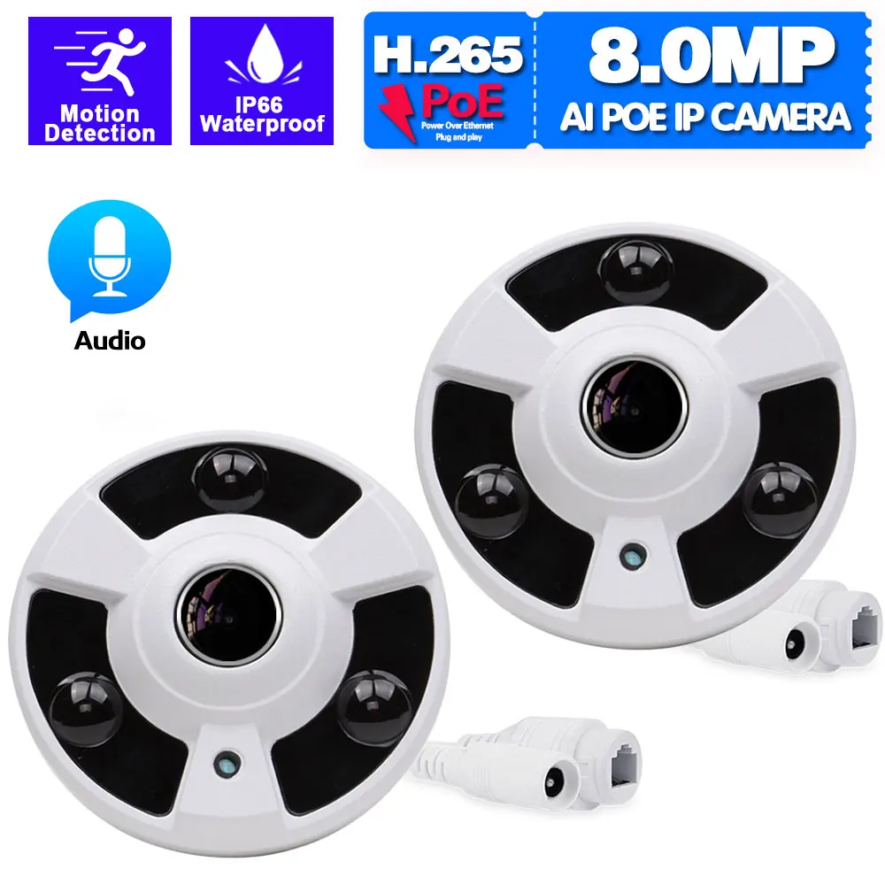 Cámara IP de red CCTV para el hogar, sistema de videovigilancia 4K de ...