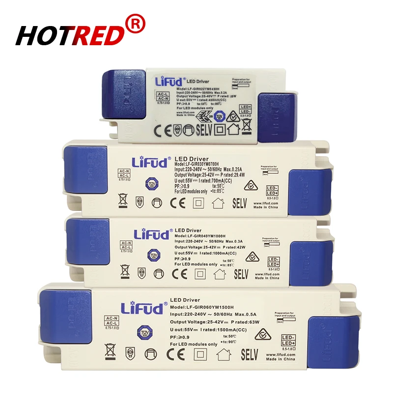 LiFud LED driver LF-GIRxxxYM LF-GIRxxxYS series LED transformer Input ...