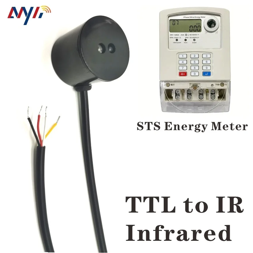 TTL-IR-infra-red-light-IEC1107-DLMS-bi-directional-communication-kWh ...