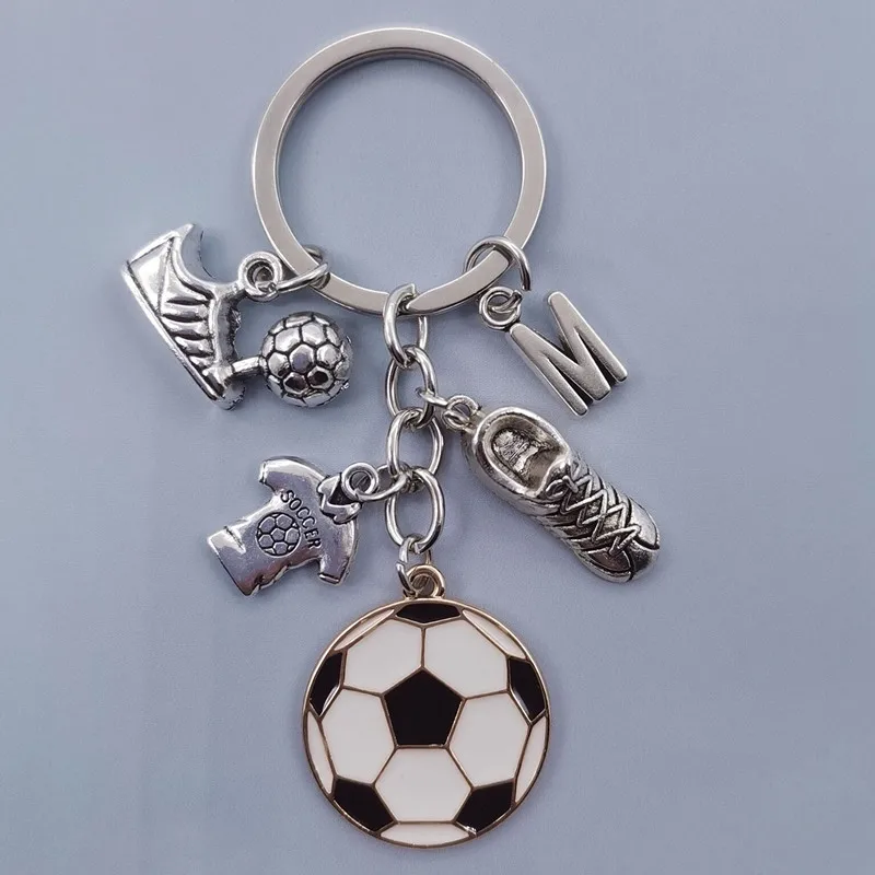 Fashion-football-Metal-Keychain-men-gift-Key-chain-Soccer-Shoes-and ...
