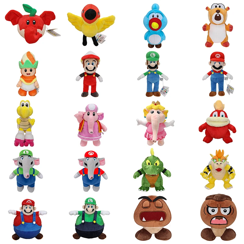 Balloon-Mario-Plush-Soft-Toys-Poplin-Rolla-Koopa-Elephant-Fruit-Goomba ...