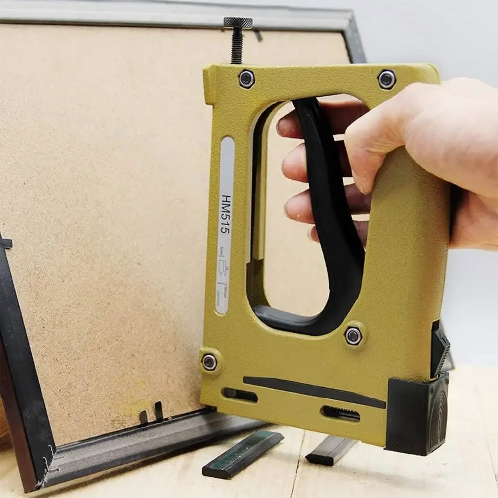 HM515 Picture Frame Gun Nailer With 1000pcs Nails Manual Point Driver ...