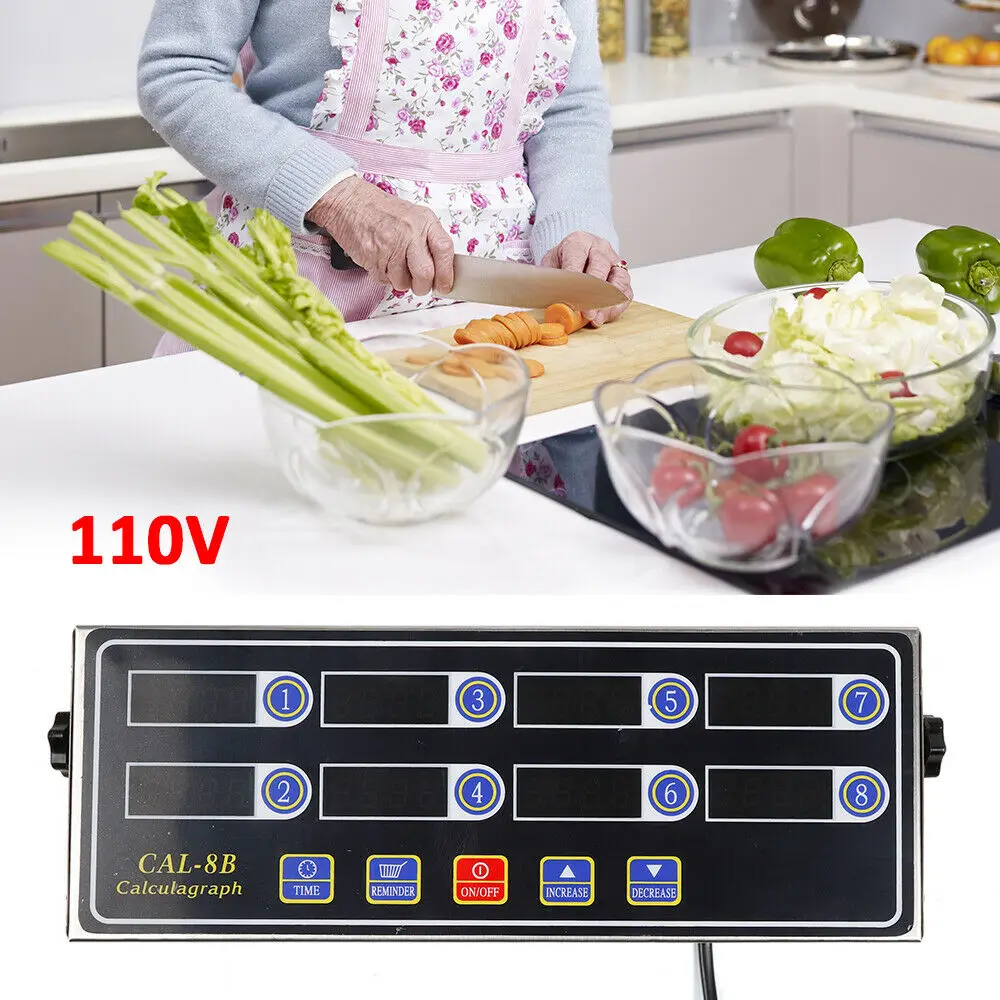 8-Channel Digital Cooking Timer – Chefly Goods