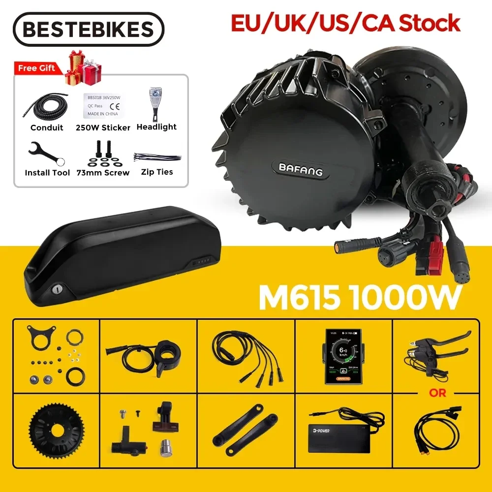 Bafang-Electric-Bike-Kits-1000W-Motor-Kits-48V-52V-BBSHD-BBS03-Mid ...