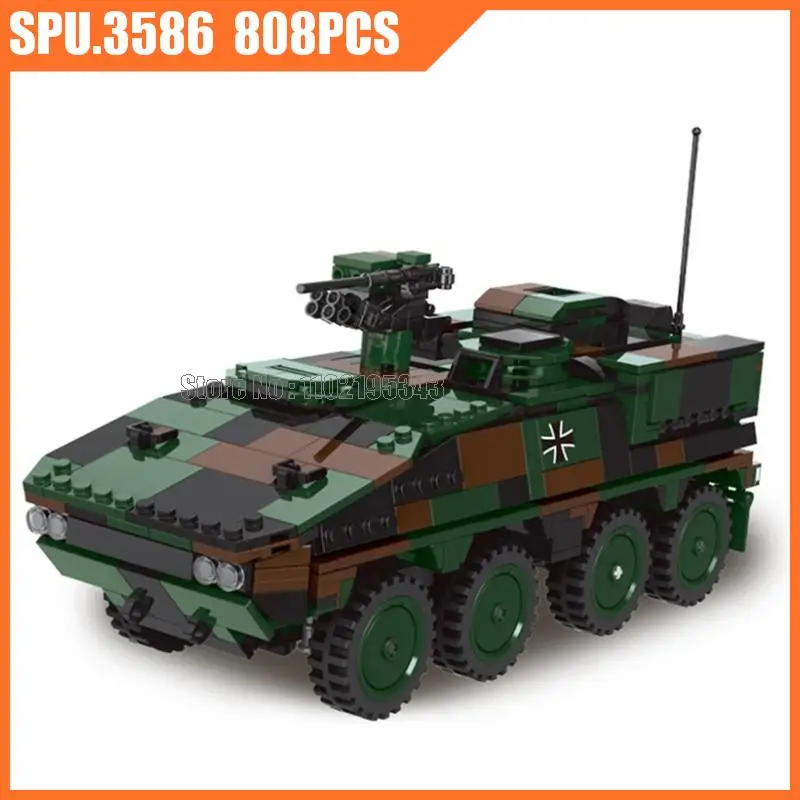 Xb06043 808pcs Ww2 Military Gtk Boxer Bundeswehr Germany Armored ...