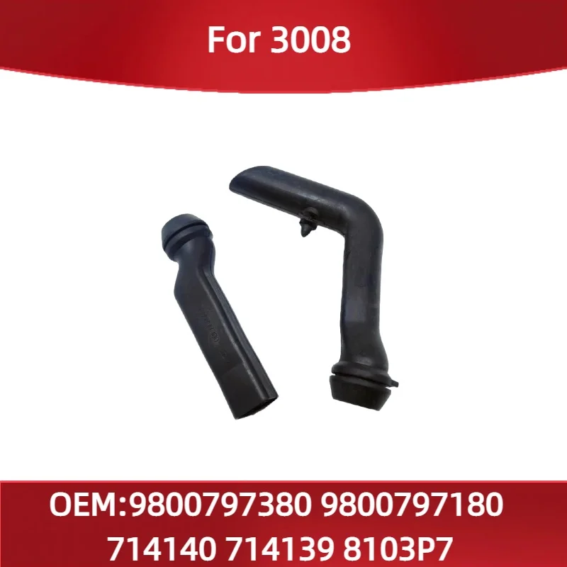 9800797380 9800797180 Fit for Peugeot 3008 Flue vent drain pipe 714140 ...