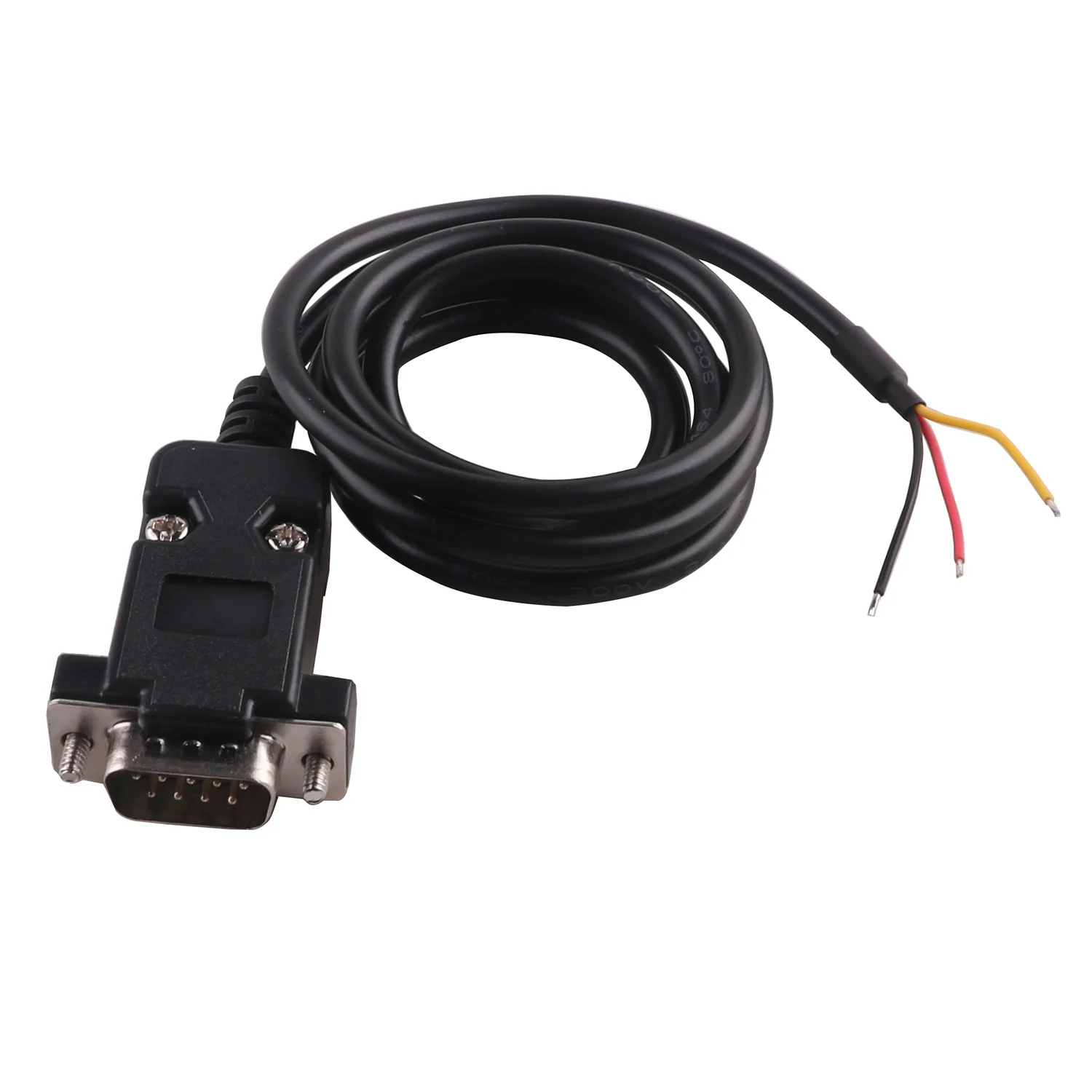DB9 D-Sub 9 Pin Male/Female RS232 to Wire End Serial Adapter Converter ...