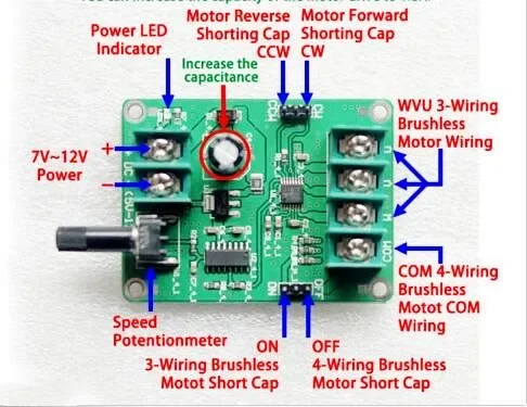 5V-12V-DC-Brushless-Motor-Driver-Board-Controller-for-Hard-drive-motor ...