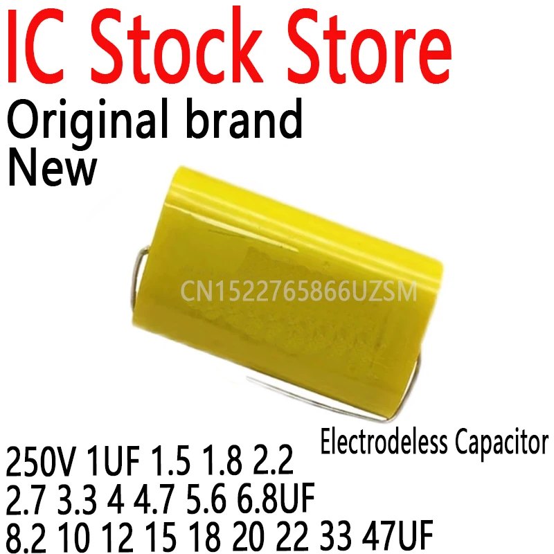 10PCS-MKP-Genuine-Axial-Audio-Electrodeless-Capacitor-250V-1UF-1-5-1-8 ...