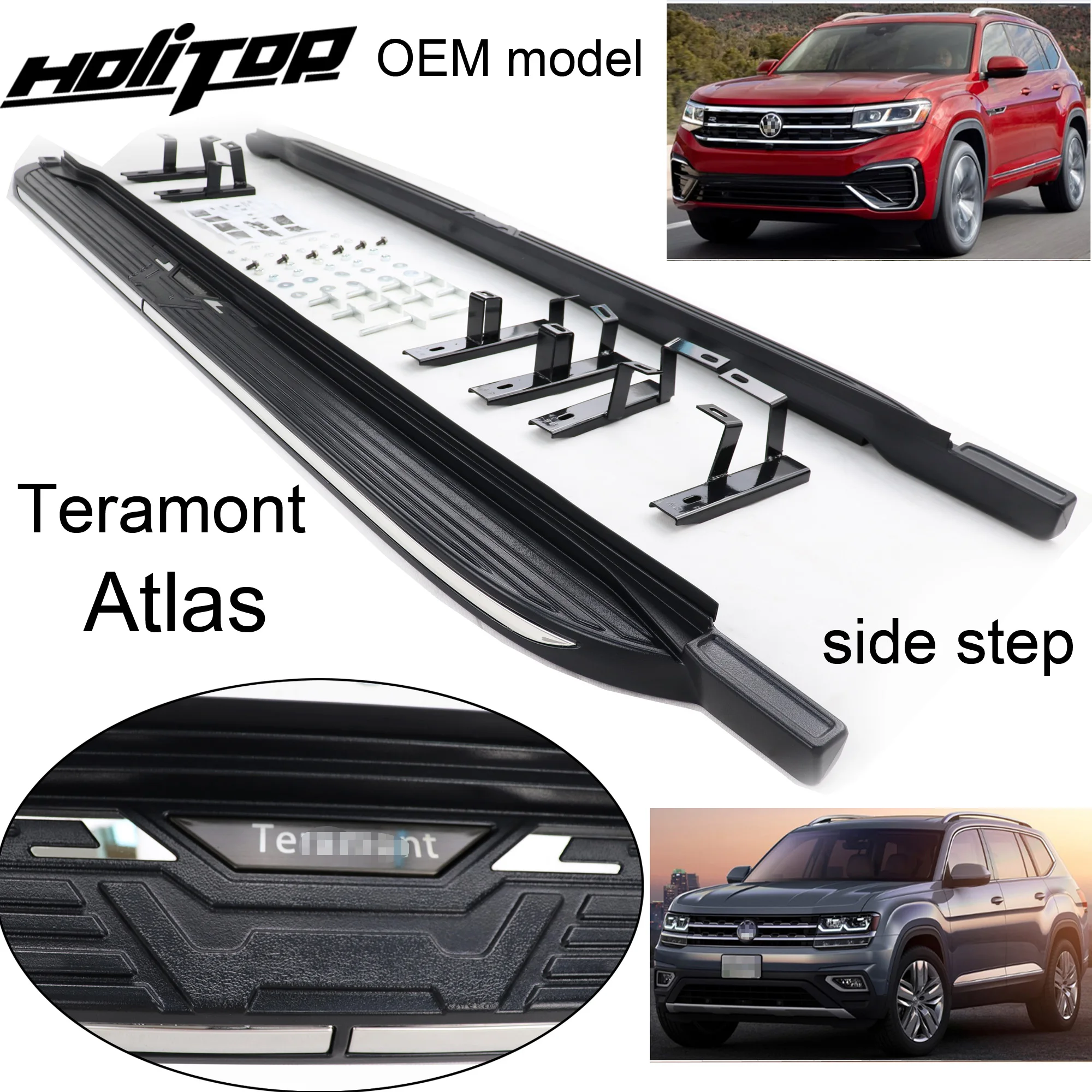 OE side step nerf bar running board for Volkswagen VW Teramont Atlas ...