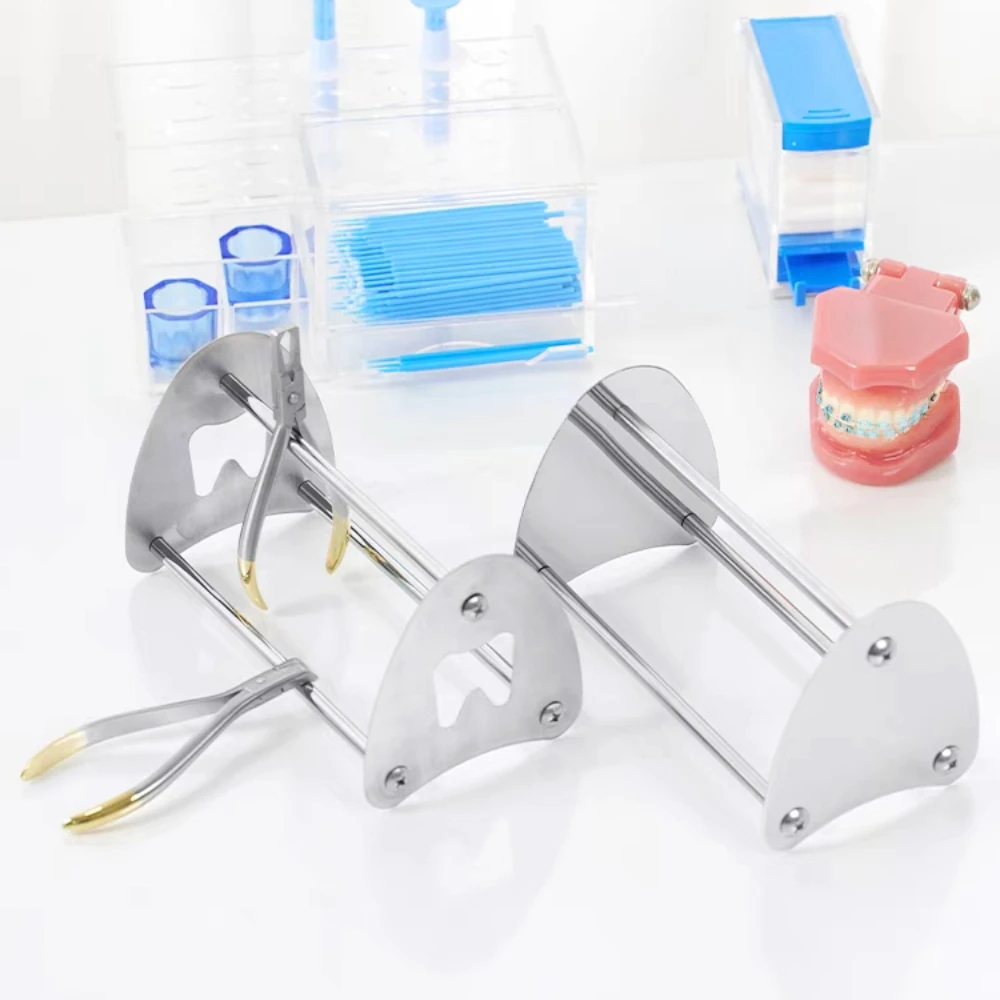 Dental Stainless Steel Orthodontic Clamp Holder Dental Oral Bracket ...