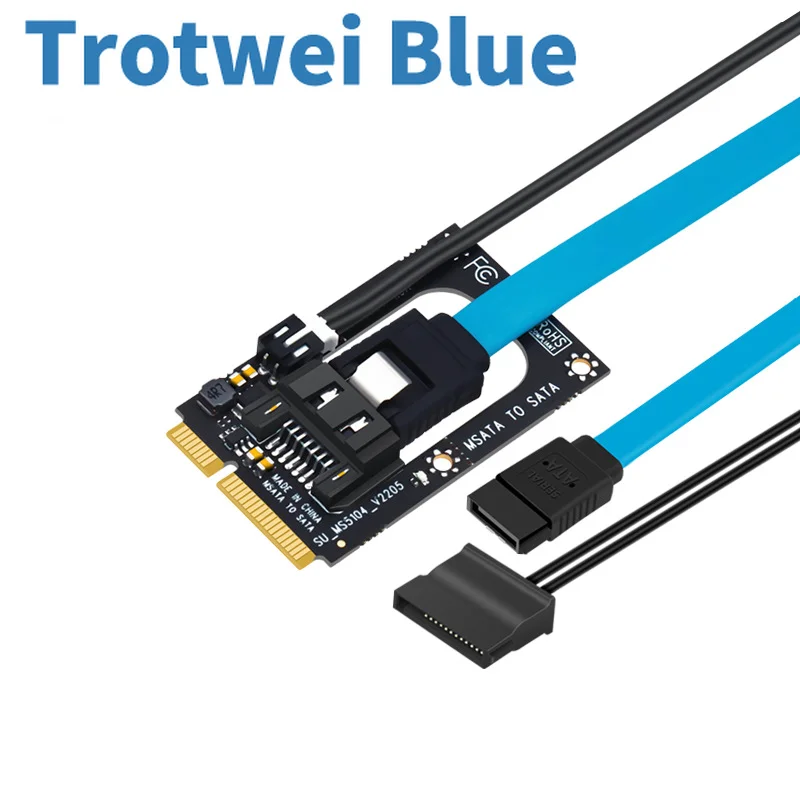 MSATA To SATA Adapter CardMSATA To 7PIN Hard Disk SSD Solid State SATA3 ...
