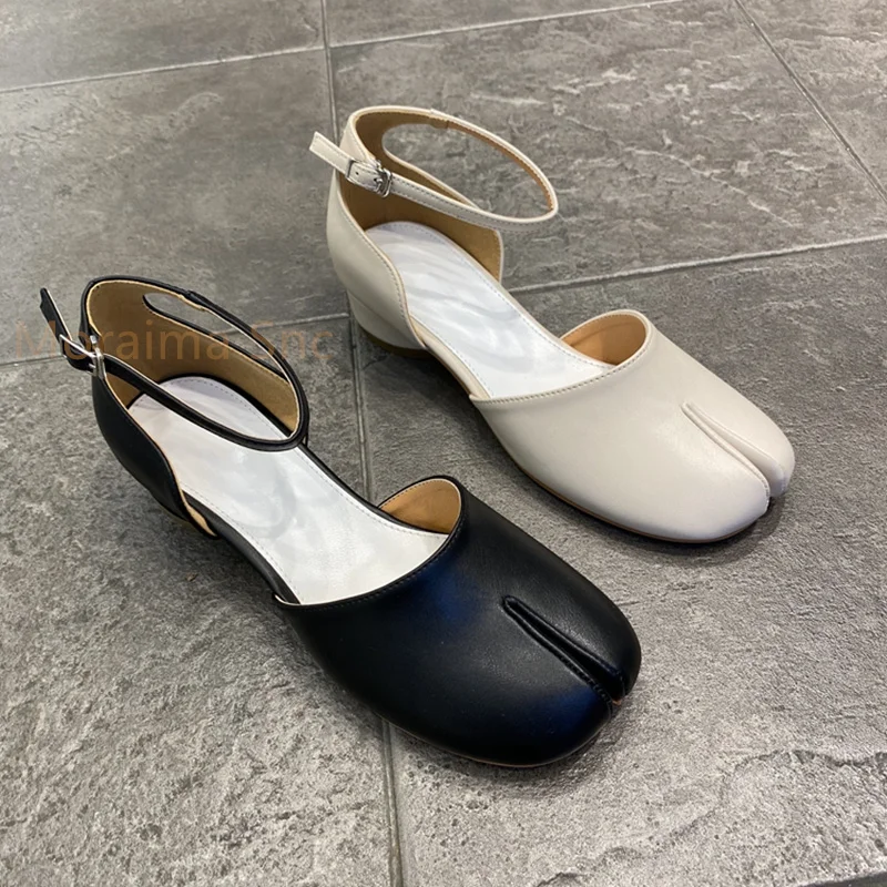 Women-Split-Toe-Pumps-Tabi-Shoes-Women-3-5-Cm-6Cm-High-Heels-Ladies-Pig ...