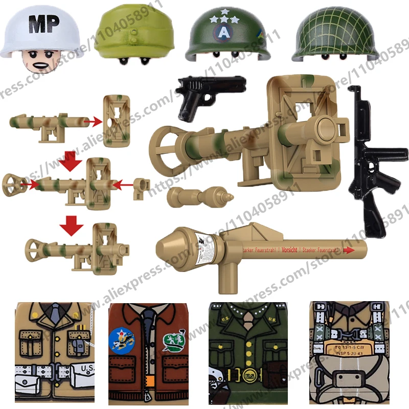 WW2-Military-Weapon-Building-Blocks-German-Panzerfaust-Iron-Fist-60 ...