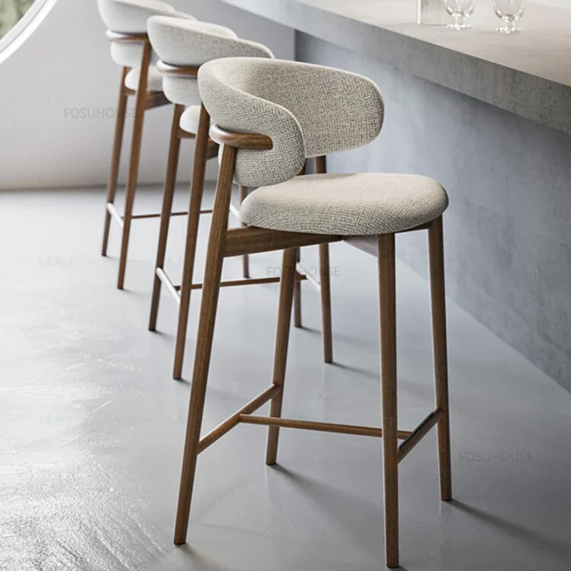 Nordic-Solid-Wood-Bar-Chairs-Modern-Home-Kitchen-High-Bar-Stools-Light ...