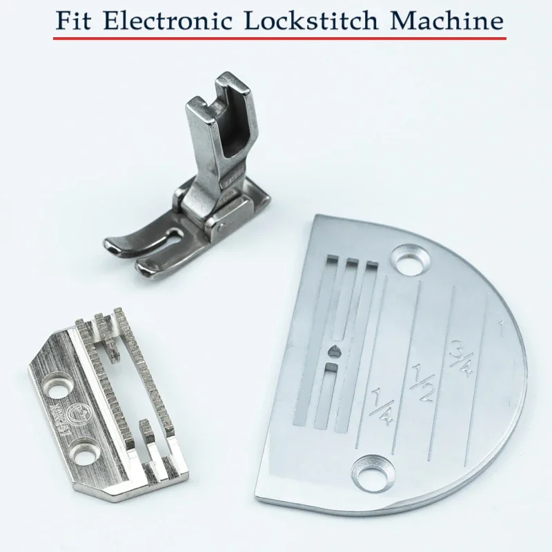 Electronic-Lockstitch-Sewing-Machine-Throat-Plate-Feed-Dog-Fit-Single ...