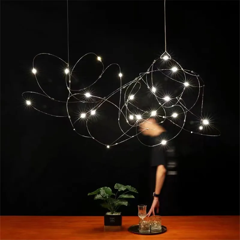 Flock-of-Light-LED-Chandelier-art-decor-Firefly-lamp-Engineering ...