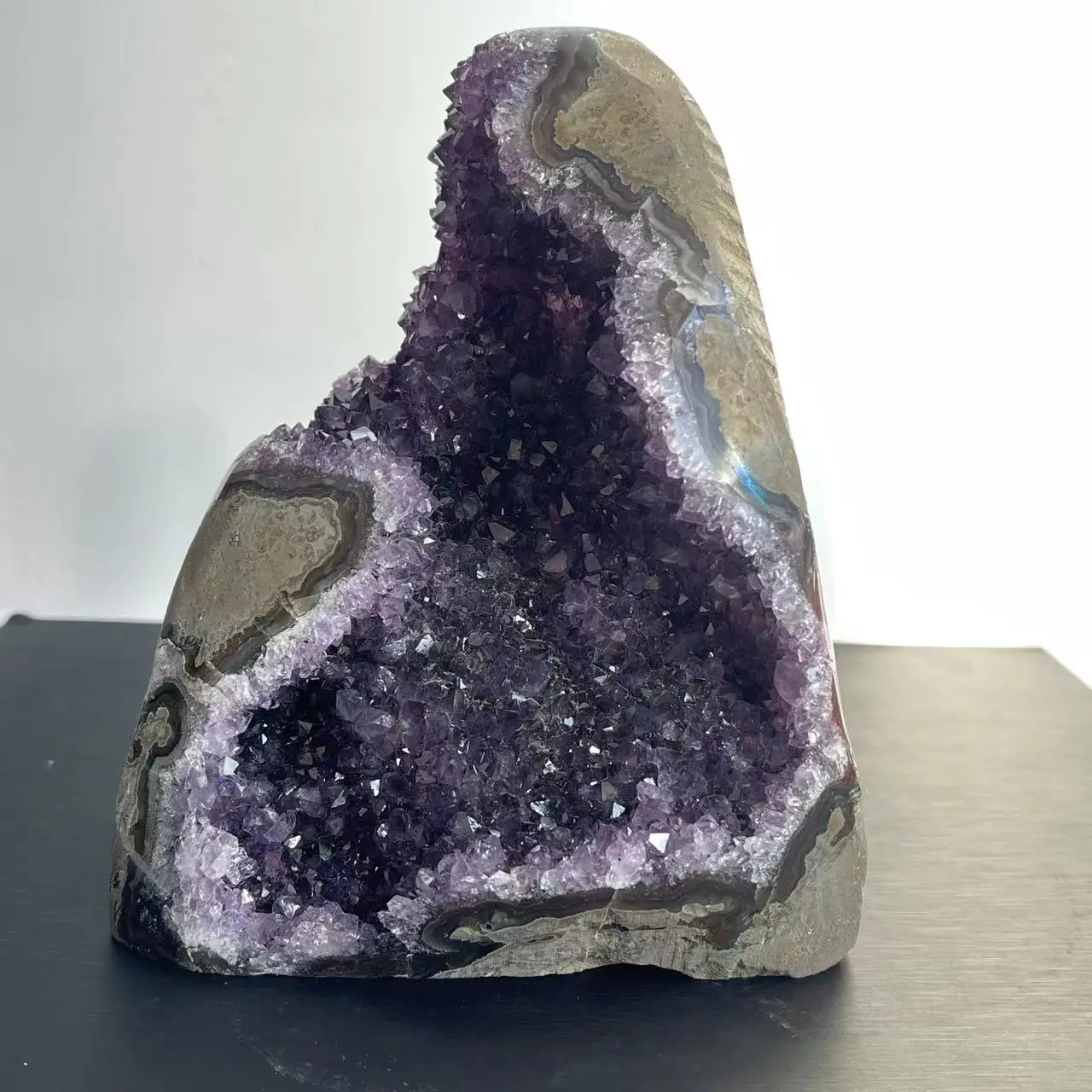 1pc-nat-rlichen-Amethyst-Kristall-Cluster-Quarz-Roh-kristalle-Heils ...
