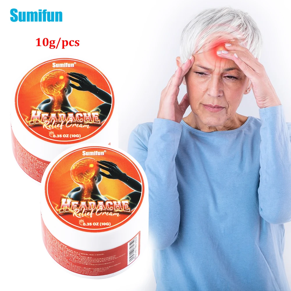 1Pcs-20g-Sumifun-Headache-Cream-Treat-Migraine-Pain-Relief-Ointment ...